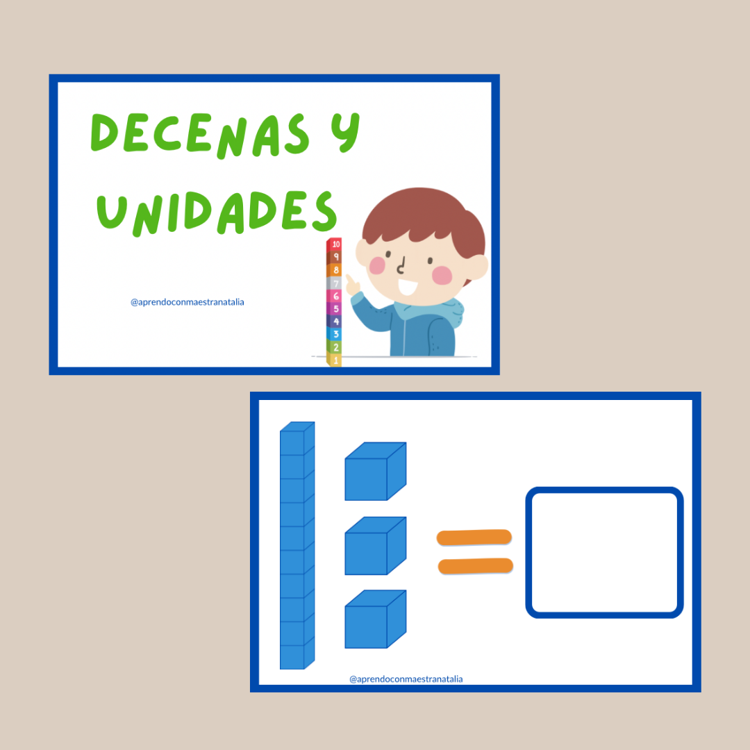 Kit de decenas y unidades – Aprendoconmaestranatalia