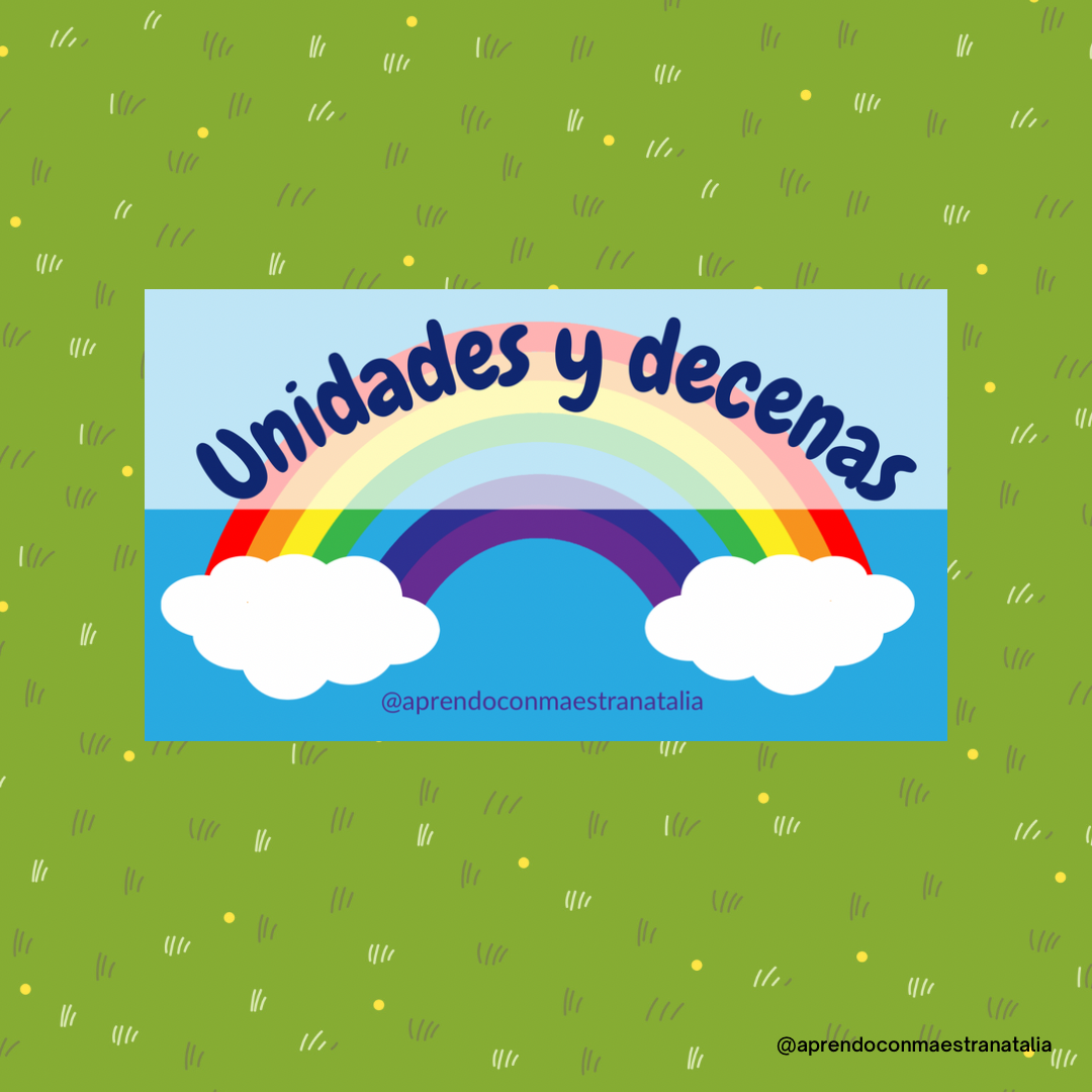 Mini cuaderno de unidades y decenas – Aprendoconmaestranatalia